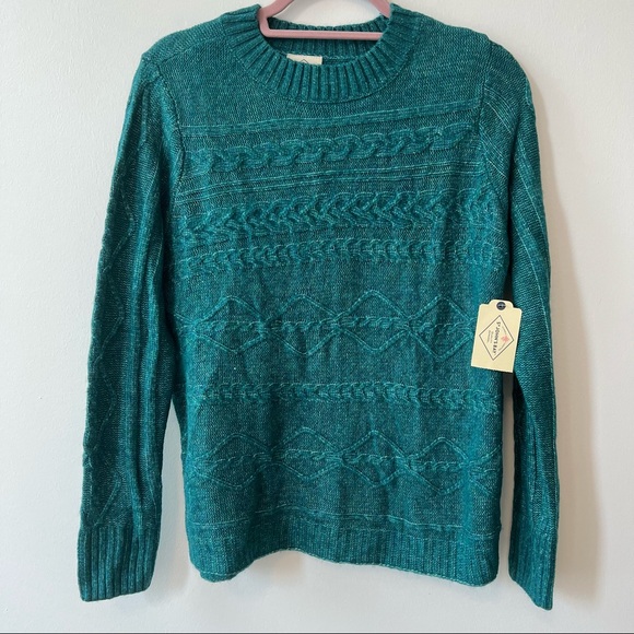 St. John's Bay | Sweaters | Soft Turquoise Knit Sweater | Poshmark